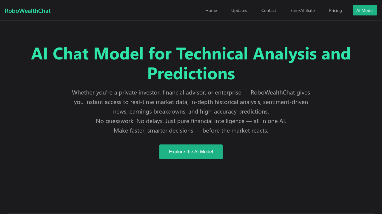 RoboWealthChat - AI Tool for Investors - AI Tool Review | Coding180