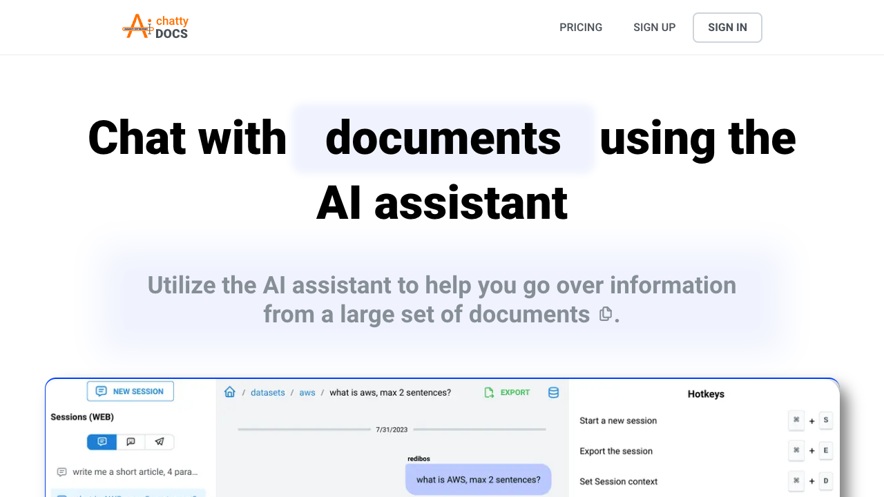 ChattyDocs - AI assistant for your documents - AI Tool Review | Coding180