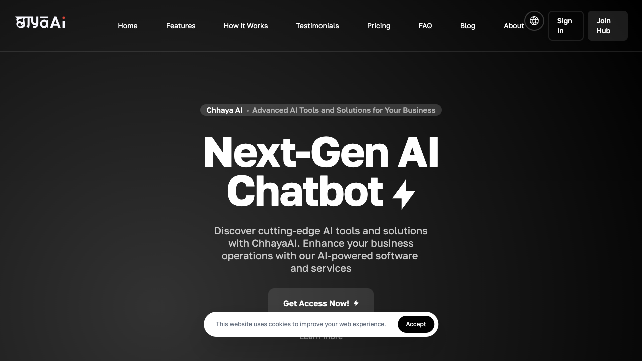 ChhayaAI - A Single, Unified Hub - AI Tool Review | Coding180