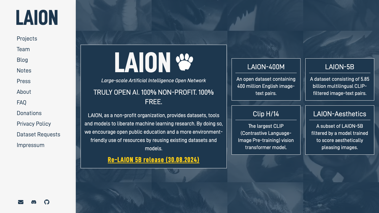 LAION - The Open AI Tool for Machine Learning Resources - AI Tool Review | Coding180