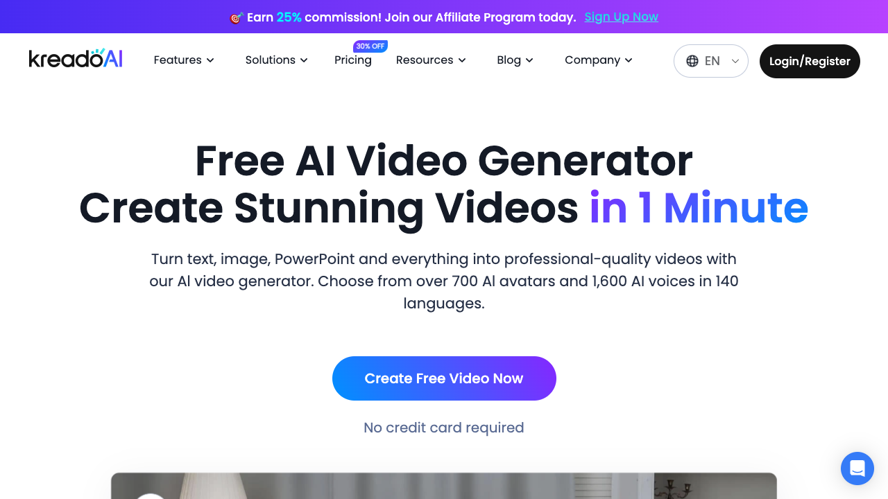 KreadoAI - Free AI Video Generator - AI Tool Review | Coding180