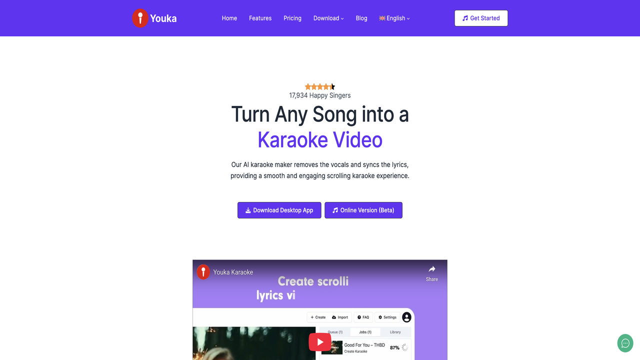 Youka Karaoke Maker - AI Tool for Karaoke Videos - AI Tool Review ...