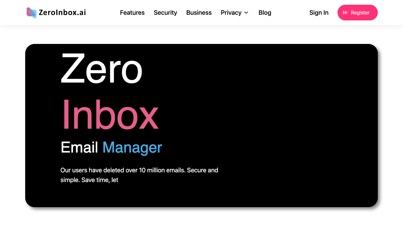 Zero Inbox AI Email Organizer - AI Tool Review | Coding180