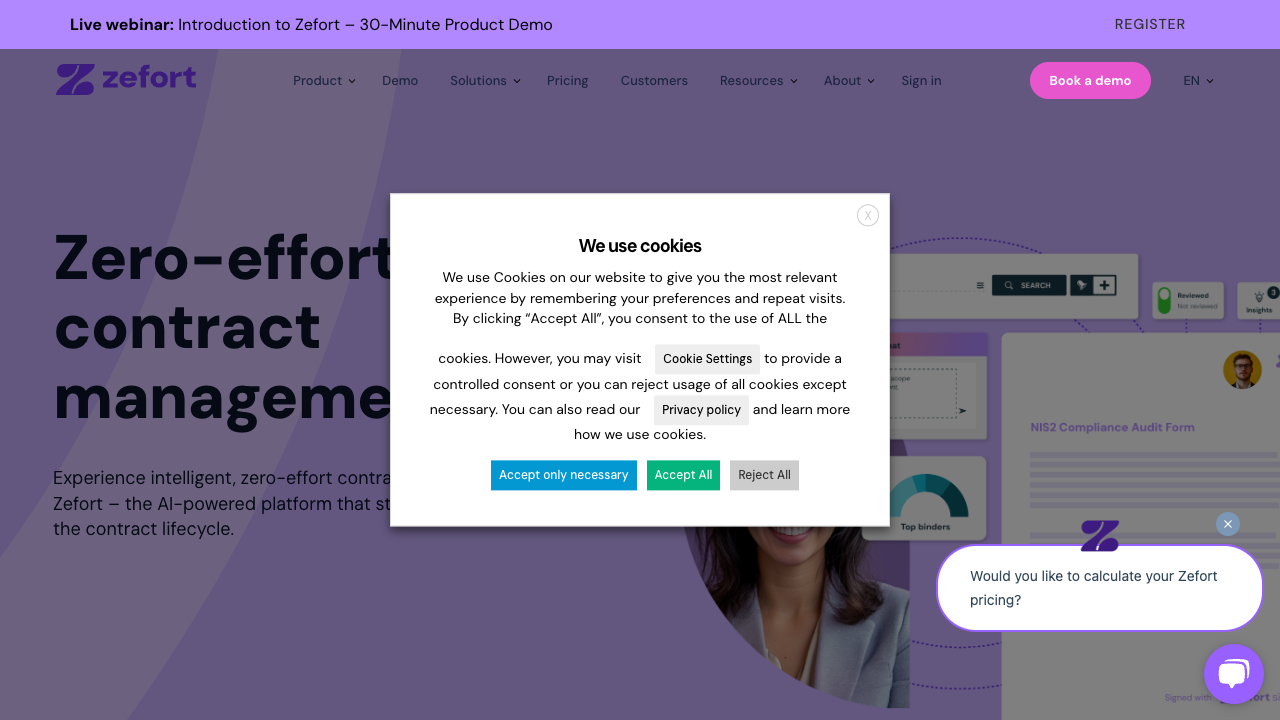 Zefort - Effortless & Secure Contract Management - AI Tool Review | Coding180