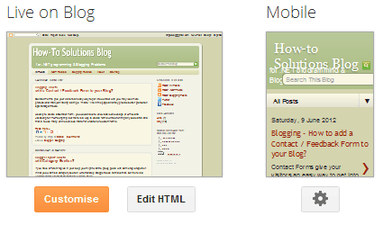 Blogger : How to modify Desktop / Mobile Template
