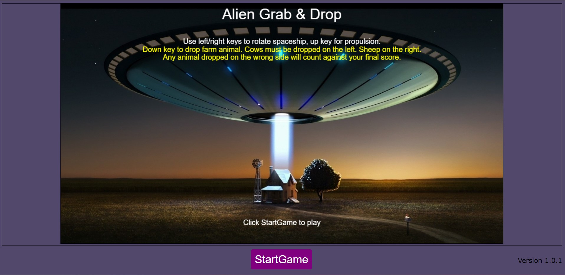 Alien Grab & Drop