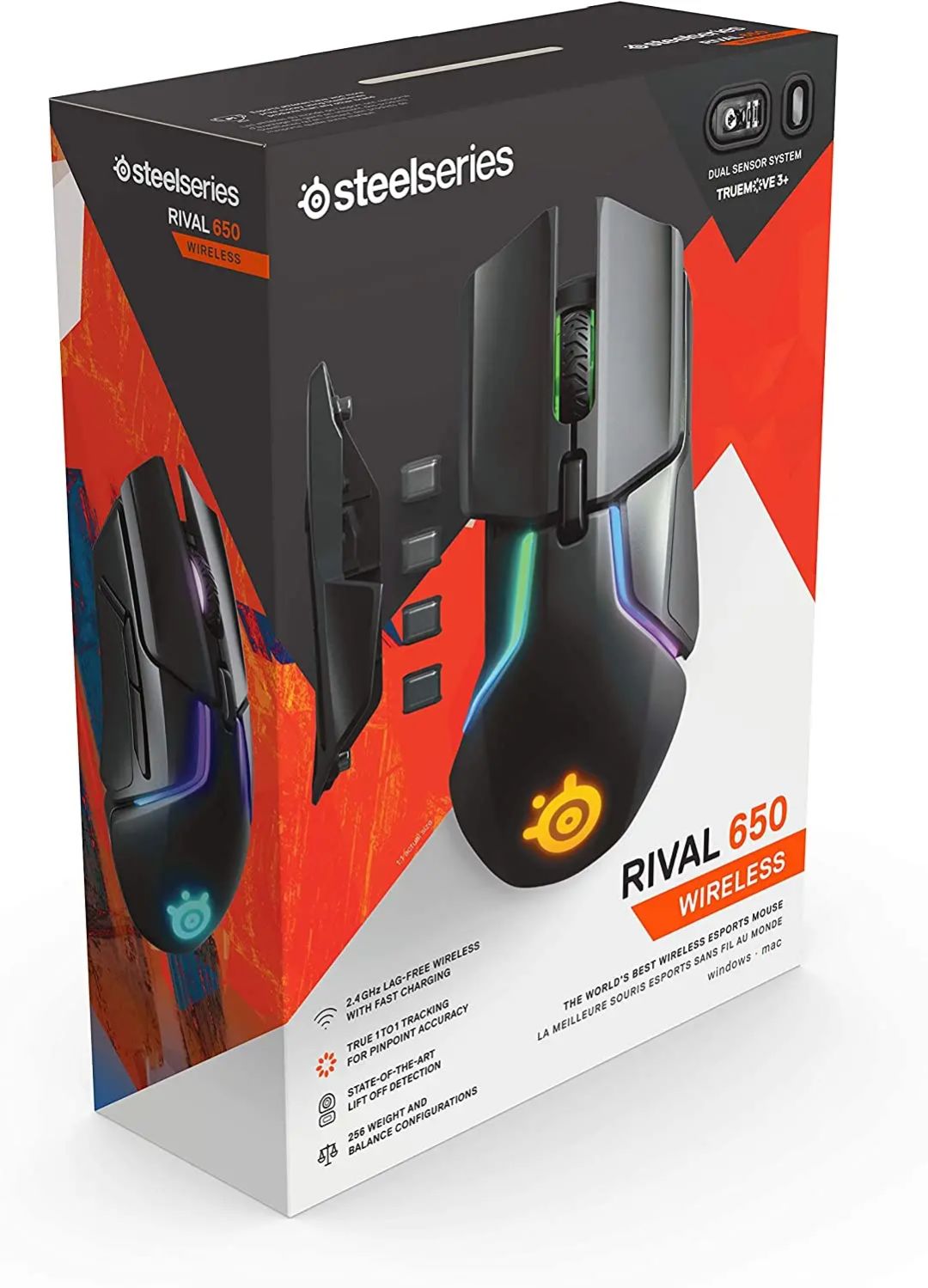 SteelSeries Rival 650 Quantum Kablosuz Oyuncu Mouse
