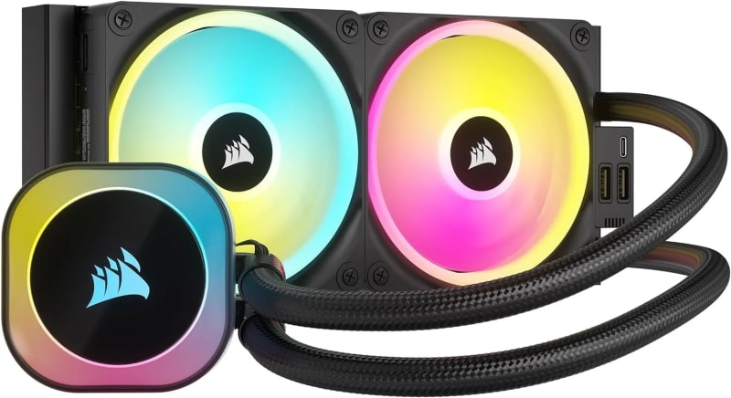CORSAIR iCUE Link H150i RGB Sıvı CPU Soğutucu Siyah 240mm AIO ...