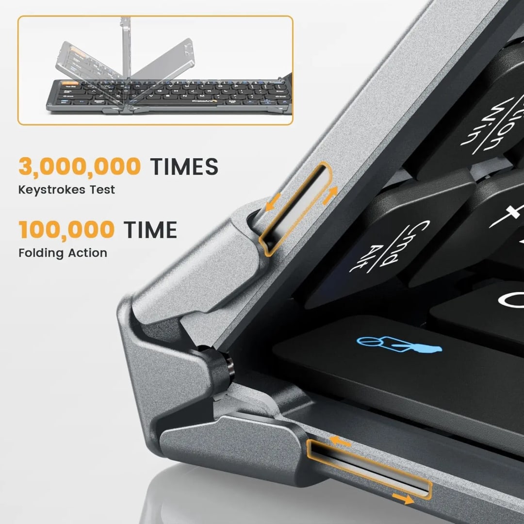 ProtoArc Dokunmatik Yüzeyli Katlanabilir Bluetooth Klavye