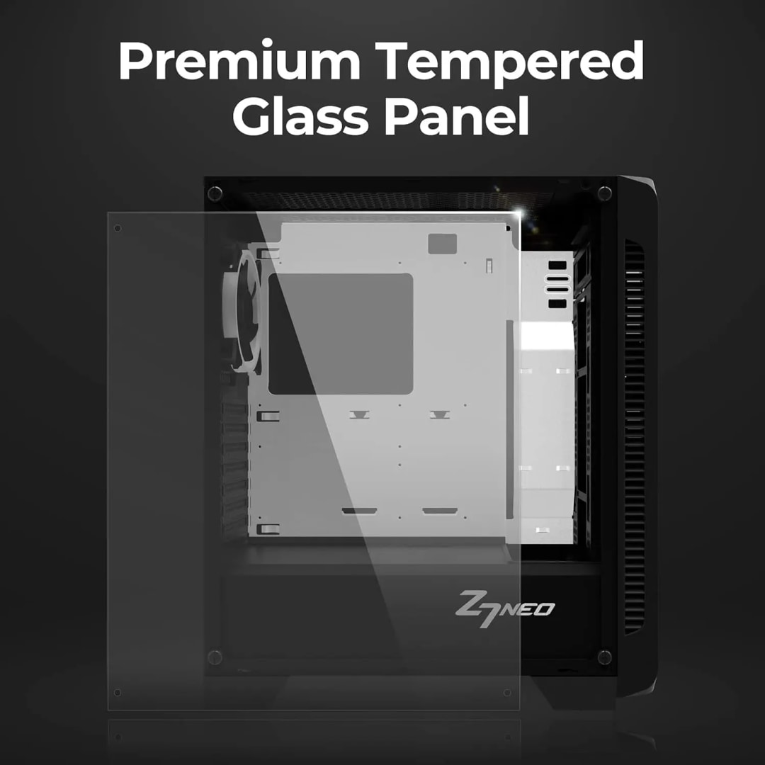 Zalman Z7 NEO ATX Mid-Tower Temperli Cam Yan Panel Oyun Bilgisayarı Kasası