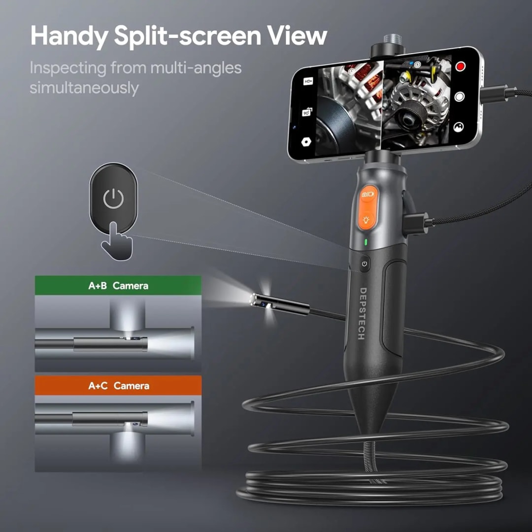 DEPSTECH 1080P El Tipi Borescope Muayene Kamerası DEPSTECH 1080P El Tipi Borescope Muayene Kamerası