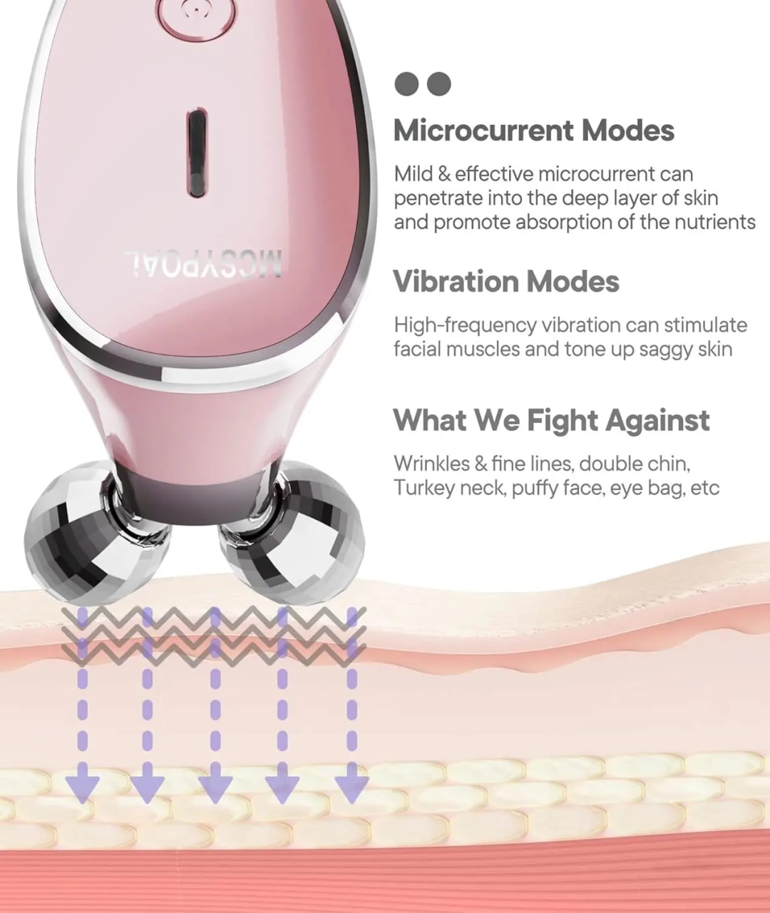 MCSYPOAL Mikro Akımlı Yüz Cihazı