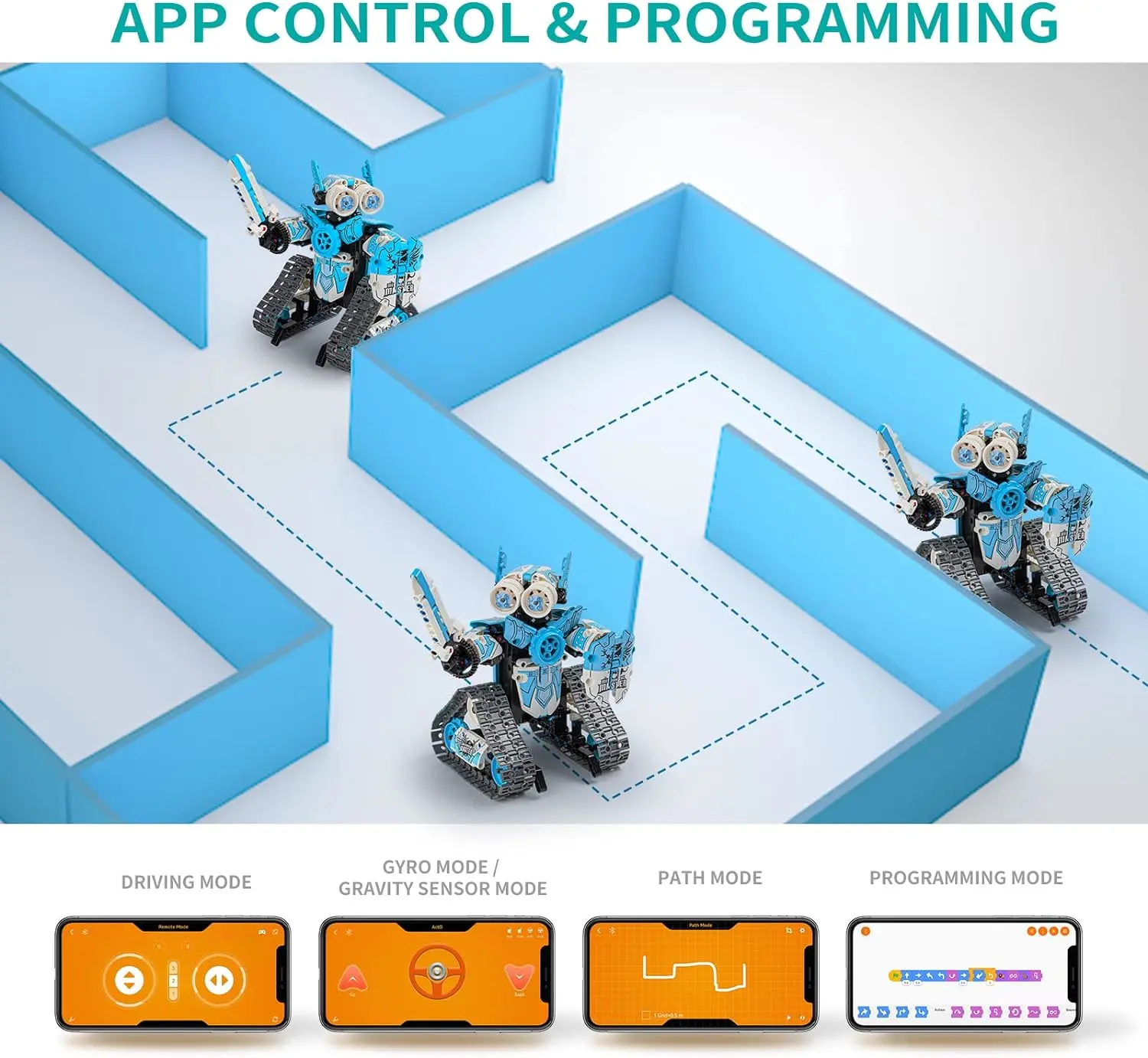 Coplus 5'i 1 arada STEM Robot Yapı Seti