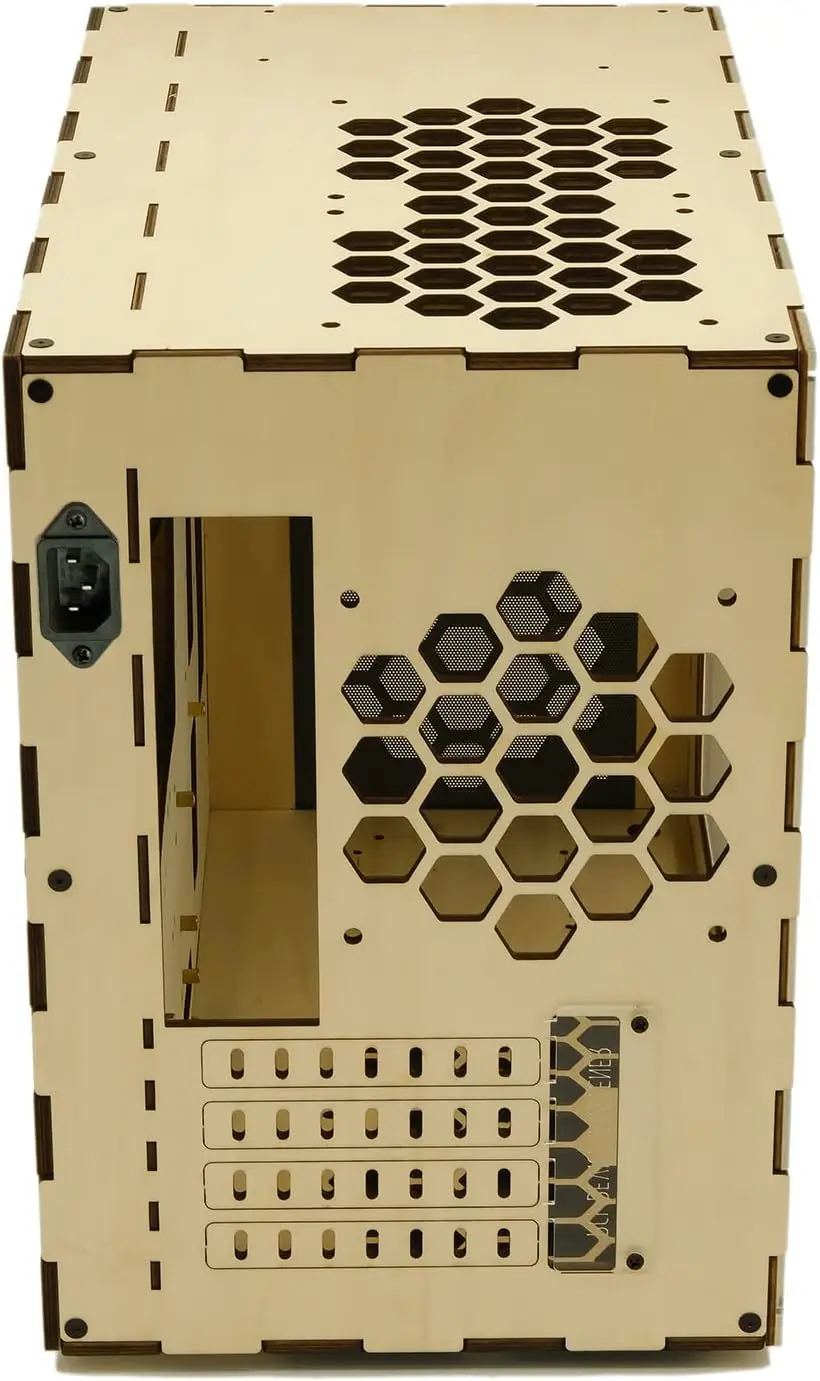CYBERWOOD Mirco ATX PC Kasası, Mini Tower Bilgisayar Kasası