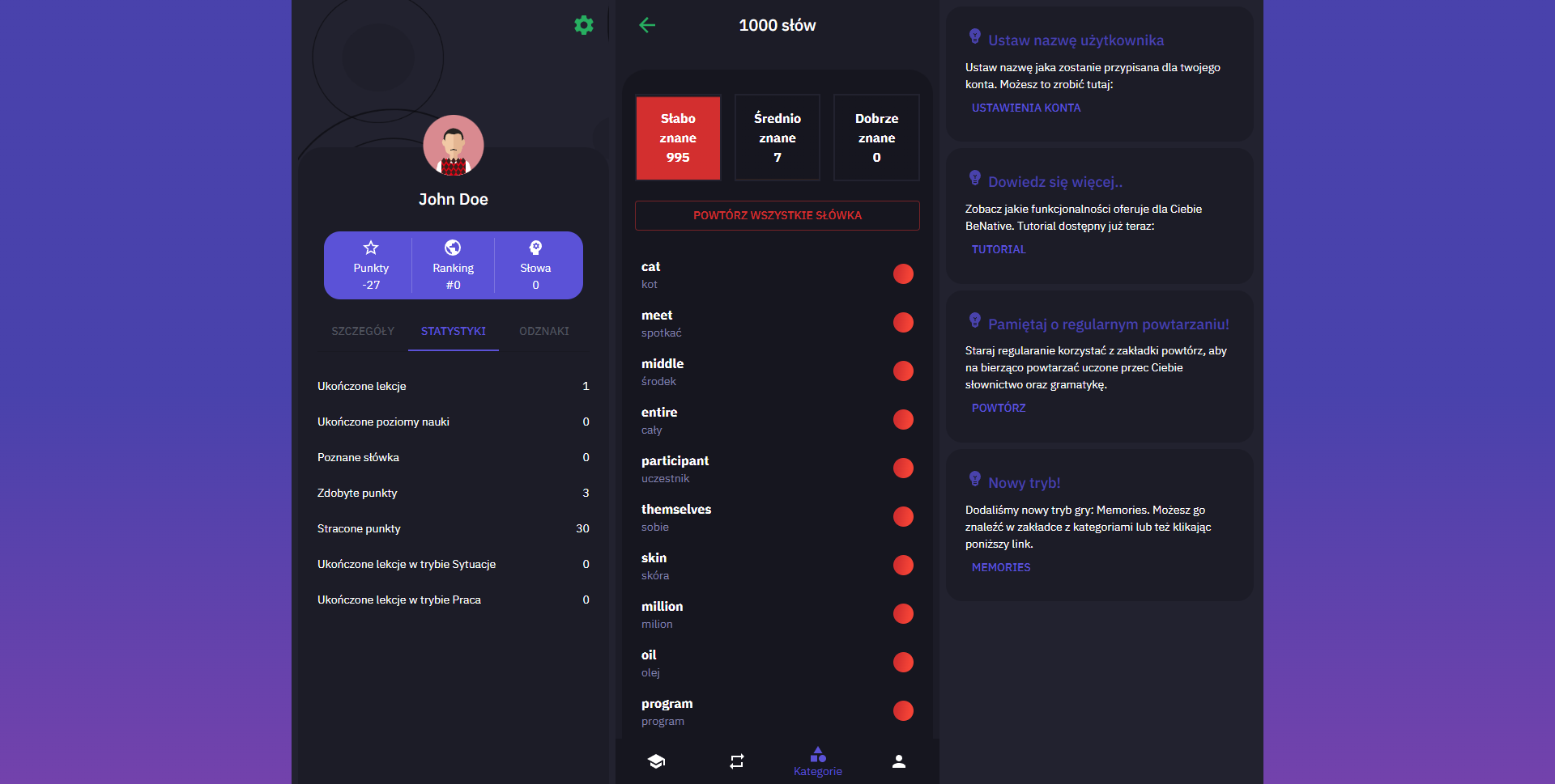 GitHub - EmP33/benative: BeNative is a teaching website which helps you improve your english ...