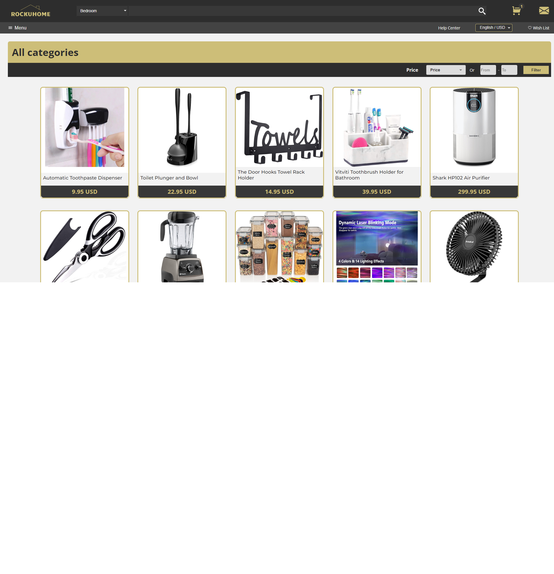 GitHub - EmP33/rockuhome: E-commerce website created using react