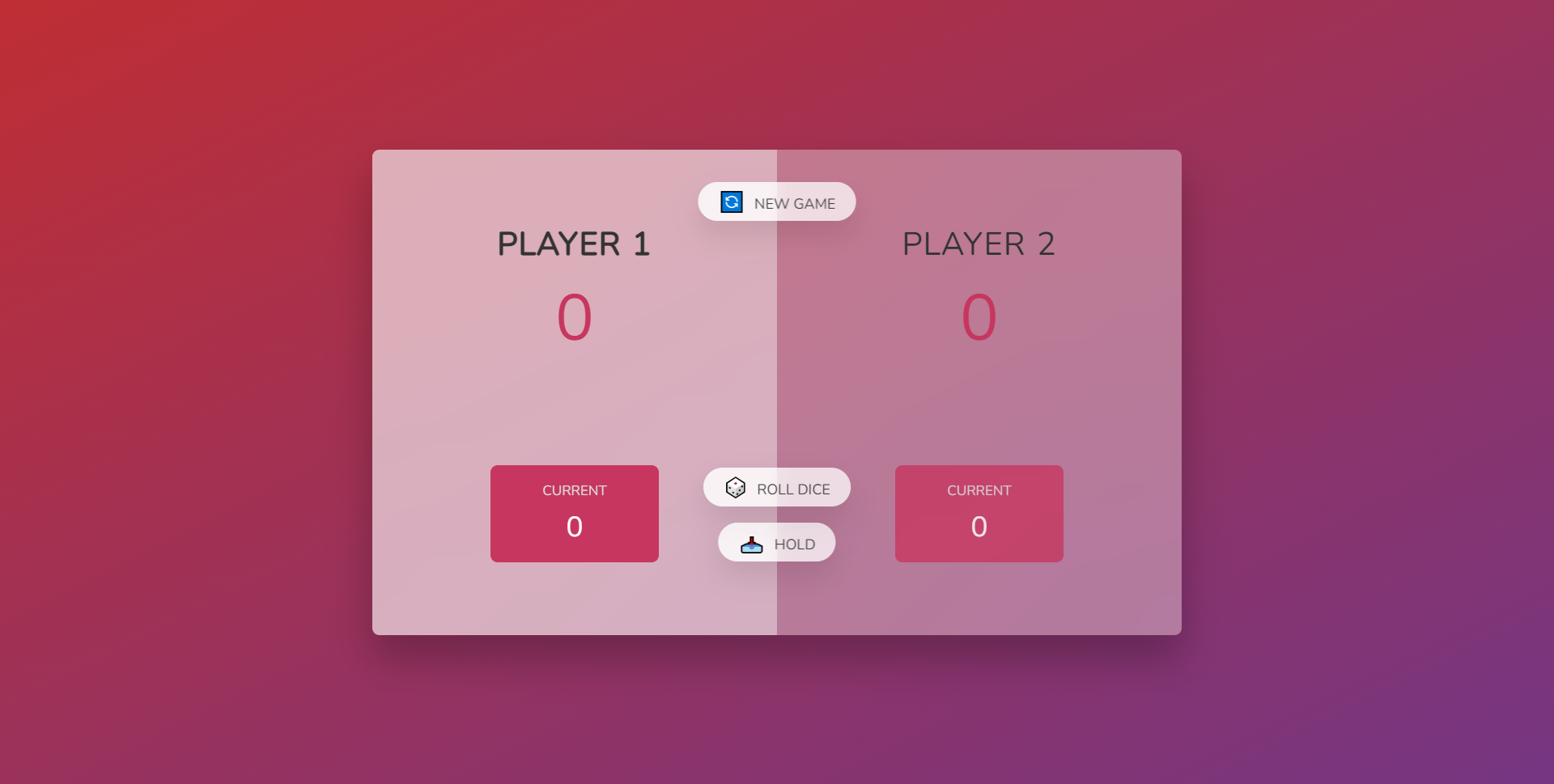 GitHub - EmP33/pig-game: Game for 2 people, wins first who reach 100 points