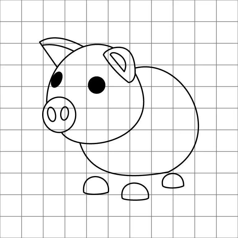 Adopt Me Pig | Drawing Gallery