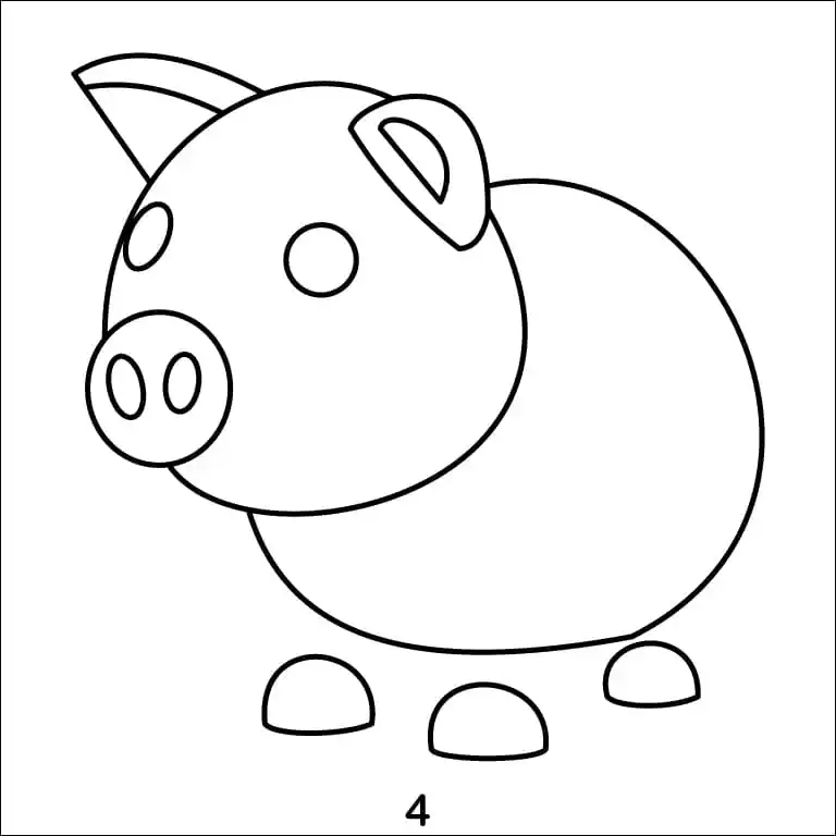 Adopt Me Pig | Drawing Gallery