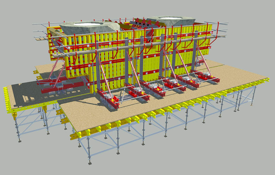 PERI formwork systems now available on Trimble software | BIM+