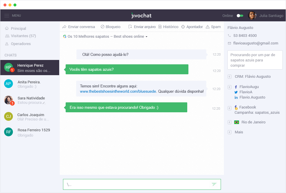 10 razões que tornam o live helper chat a melhor forma de atendimento