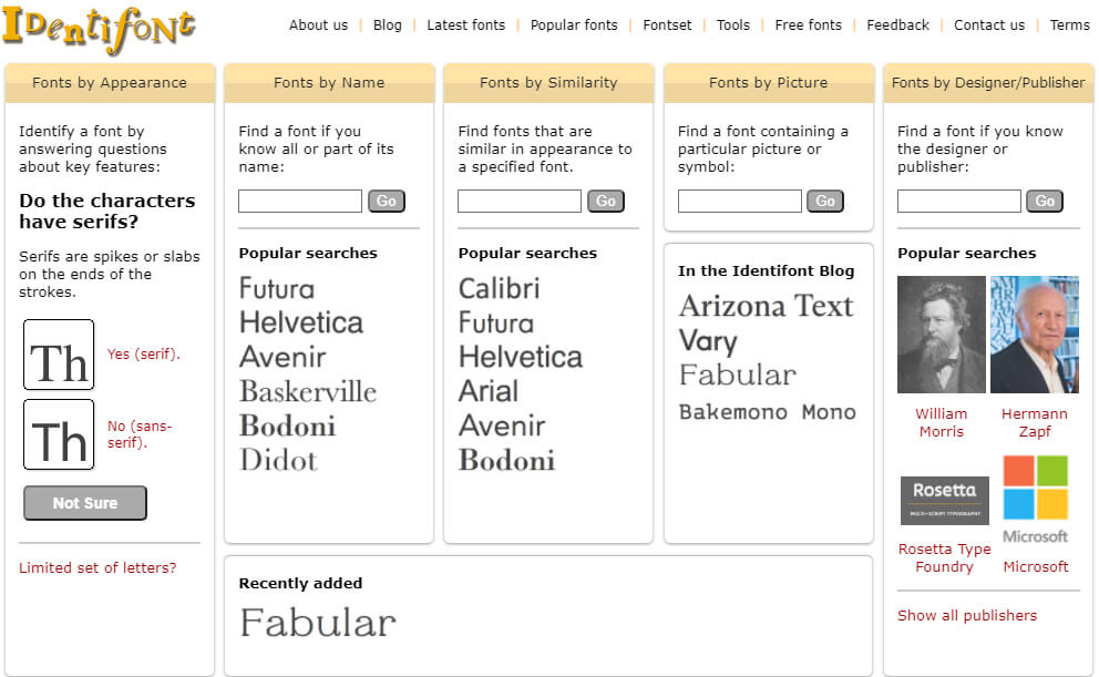 8 melhores sites para descobrir fontes