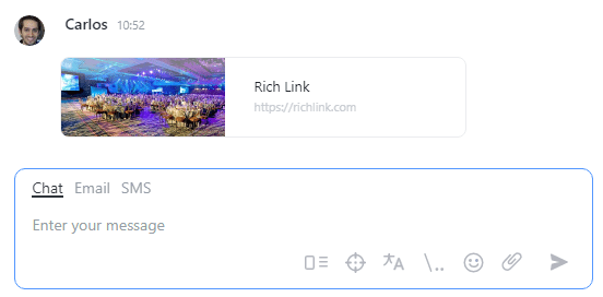 How to use Rich Links