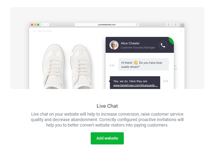 How to add or delete a website