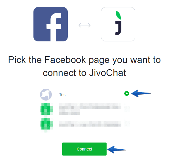 Connecting Facebook pages