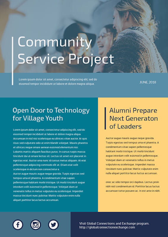 15 Free Newsletter Templates