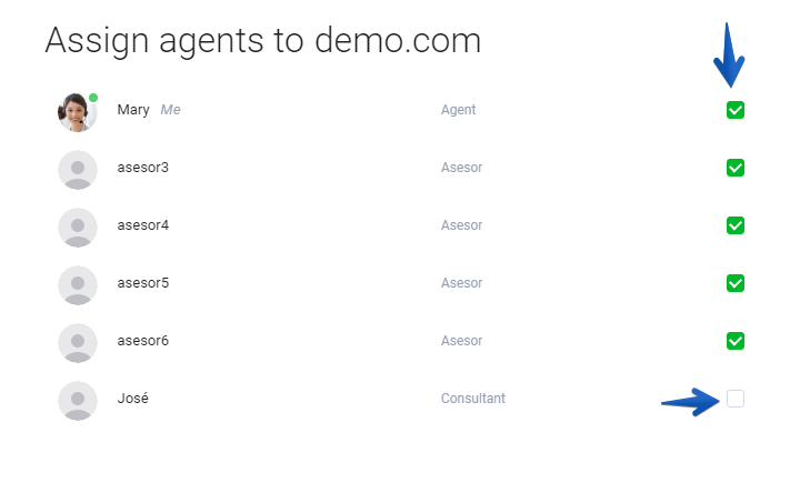 How to assign agents to channels