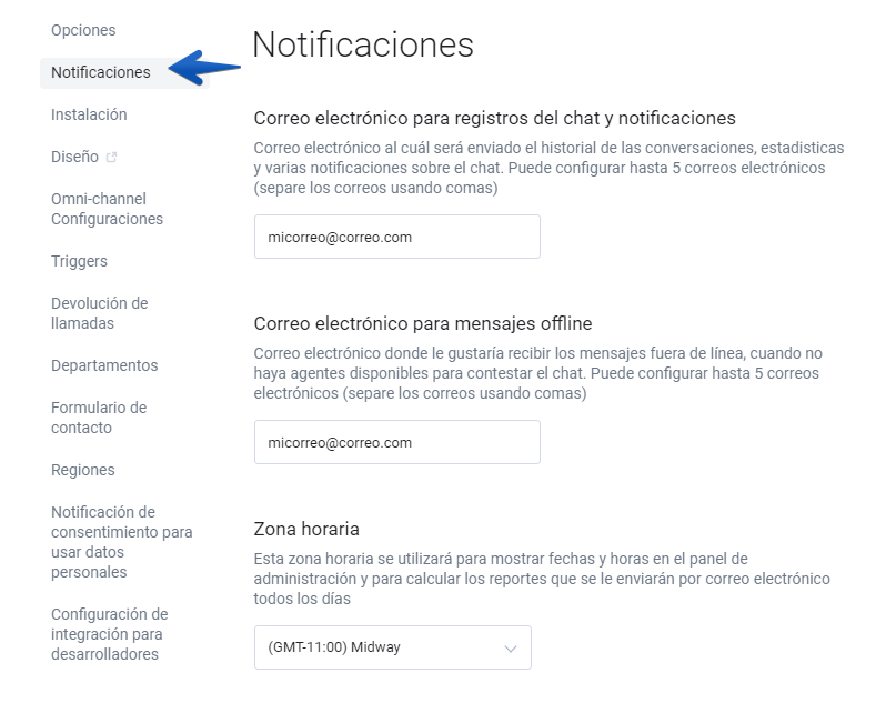 Cómo cambiar la configuración de las notificaciones