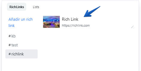 Cómo usar los Rich Links