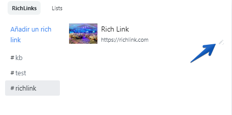 Cómo usar los Rich Links