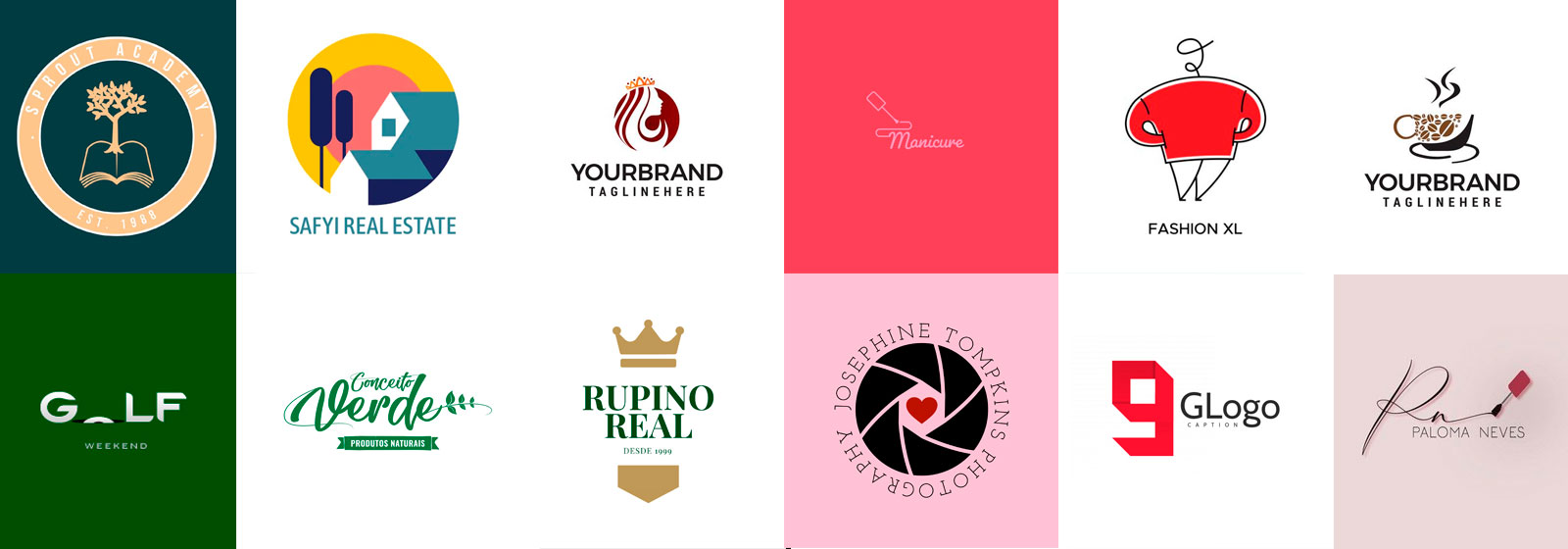 48 ideias de logo para inspirar seu design