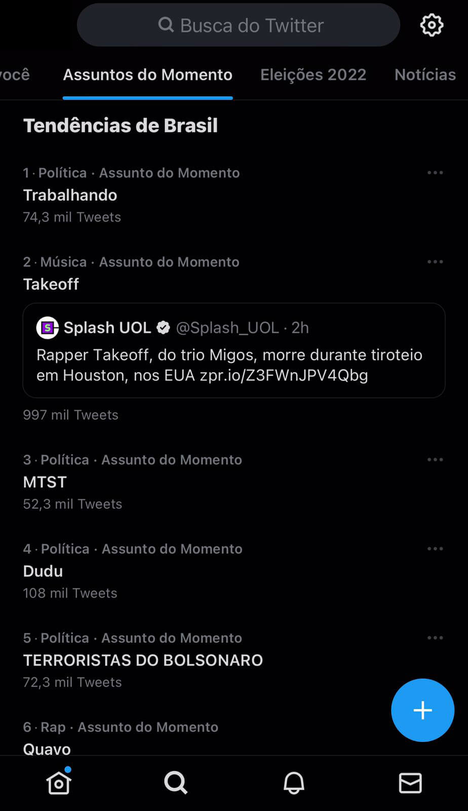 O que são os assuntos do momento do Twitter |JivoChat