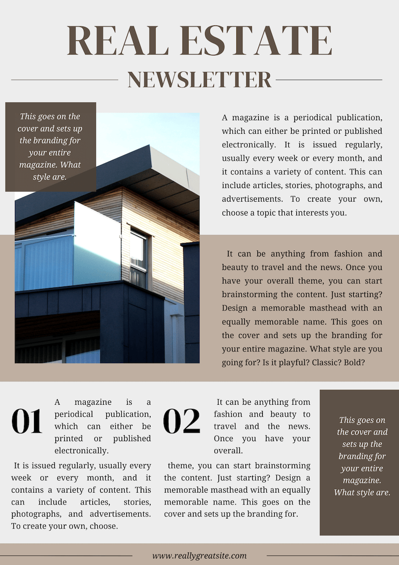 15 Free Newsletter Templates