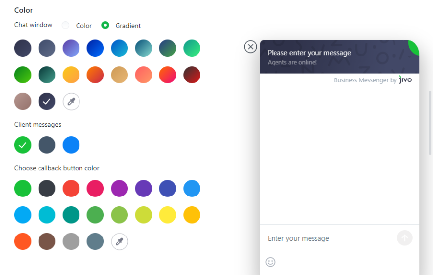 How to change design of chat on your website