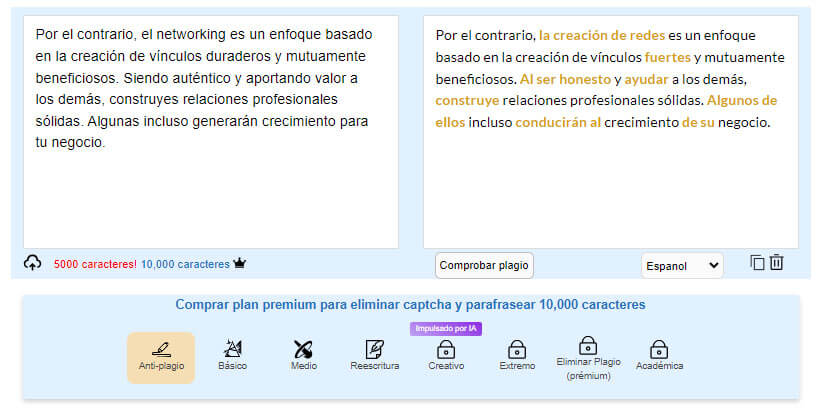 5 herramientas de paráfrasis en línea para escritores de contenido