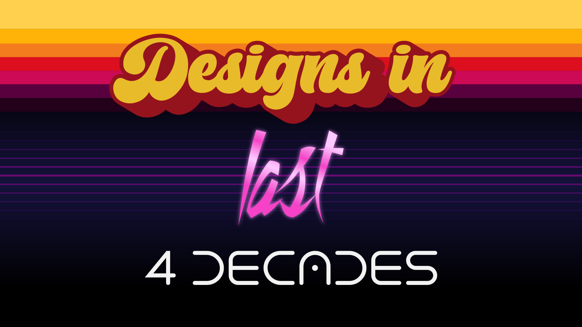 Design in the last 4 decades - Palette69