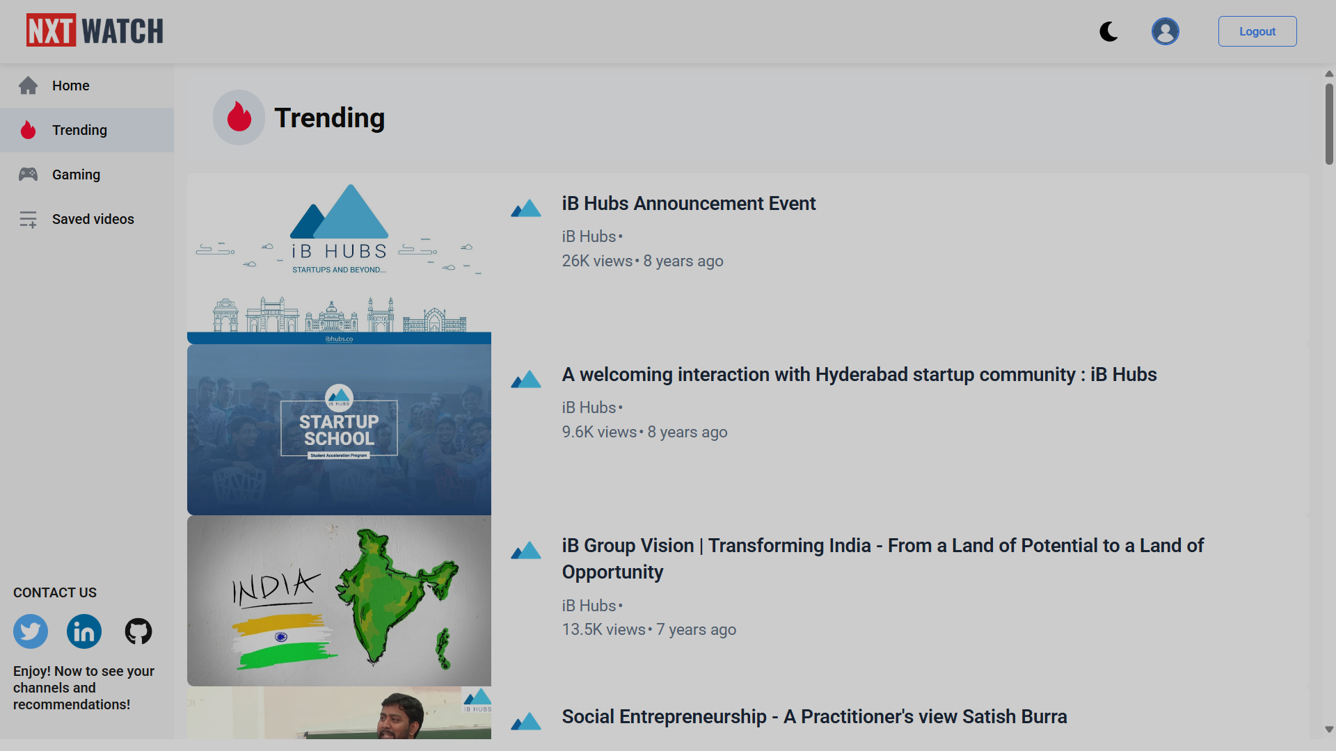 GitHub - Manoj-Krishna-Chandragiri/NxtWatch