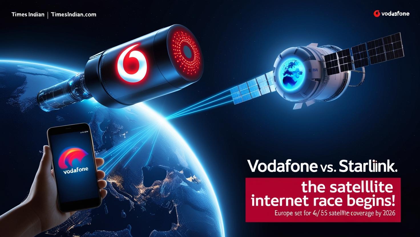 Vodafone Challenges Starlink: Launching Satellite Network for Europe ...