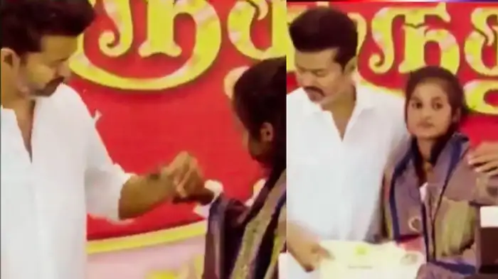 Thalapathy Vijay's shoulder-touch video goes viral, fan reveals real ...