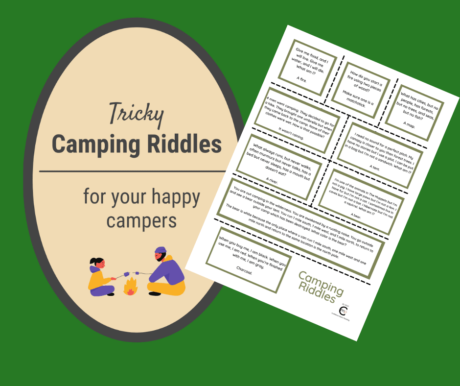 Camping Riddles with Answers (and Printable) for Your Next Camping Trip