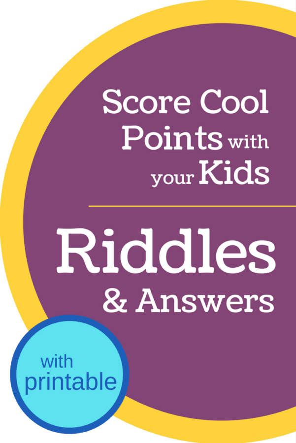 Clever Riddles for Kids with Answers (printable riddles!)