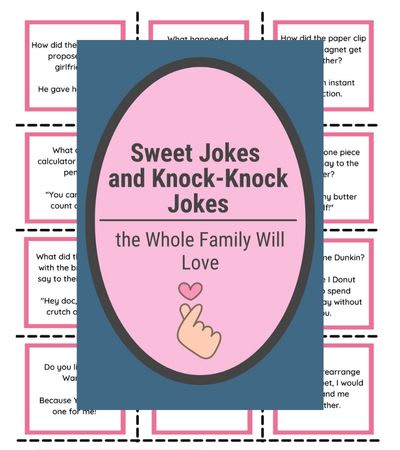 Sweet Jokes and Sweet Knock-Knock Jokes the Whole Family Will Love
