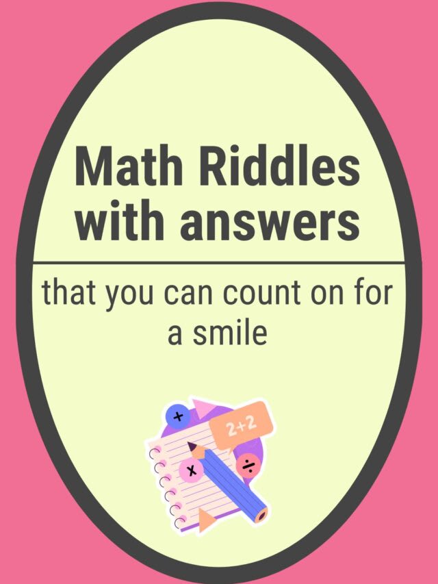 MATH RIDDLES | Confidence Meets Parenting