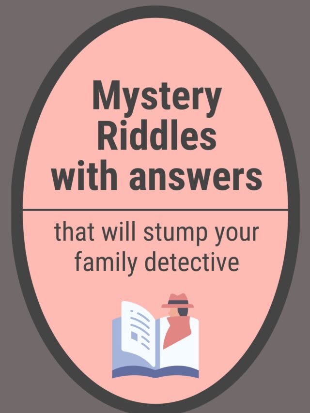 MYSTERY RIDDLES ADULT | Confidence Meets Parenting