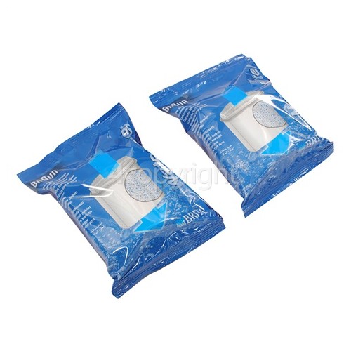 Braun Water Filter Cartridge KWF2 (Pack Of 2) | www.4braunhousehold.co.uk