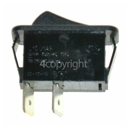 New World Oven Ignition Rocker Switch - Black : 2tag | newworldspares.co.uk New World Oven Ignition Rocker Switch - Black : 2tag | newworldspares.co.uk